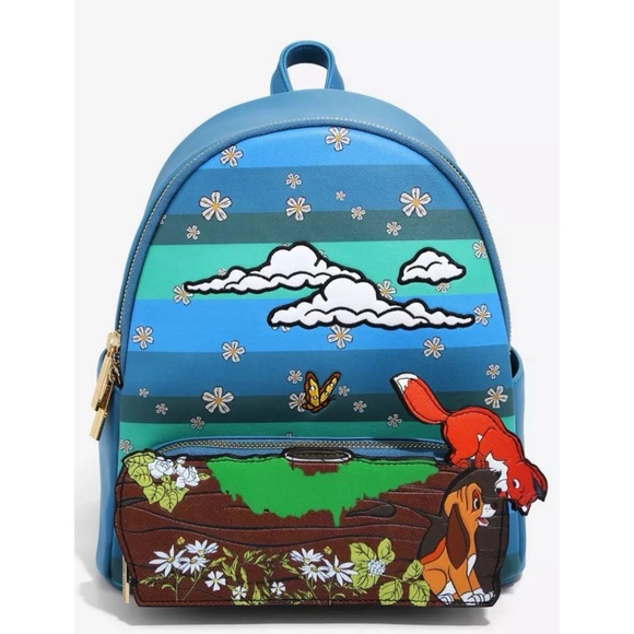Danielle Nicole | Bags | Disney The Fox And The Hound Log Mini Backpack ...